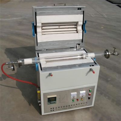 Quartz Tube Heat Treatment High Temperature Tubular Furnace 1200C PID