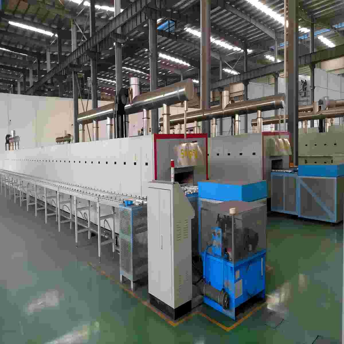 1700C Pusher Type Reheating Furnace For Scrap Metal Recycling