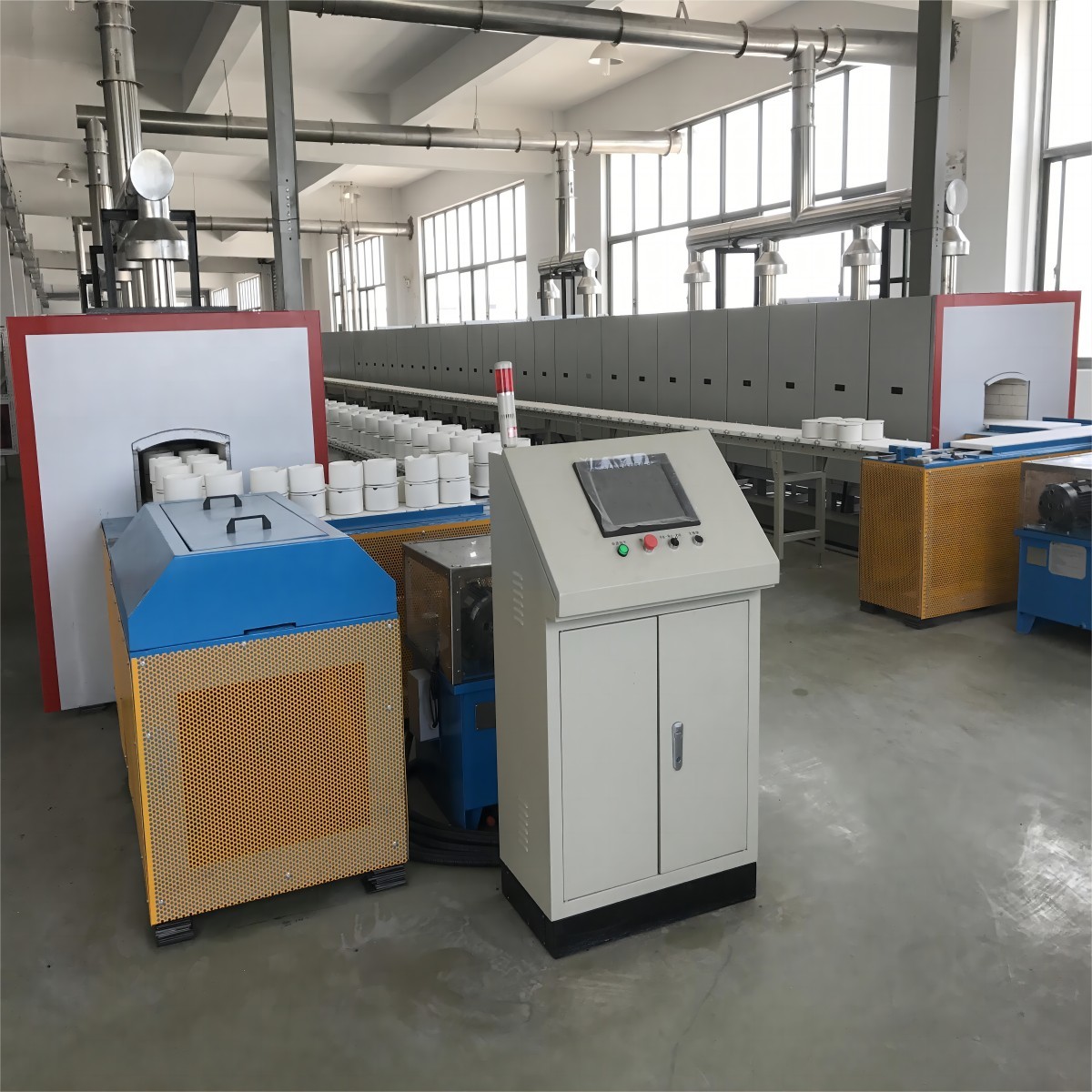 High Temperature Sintering Continuous Pusher Furnace With Silicon ...