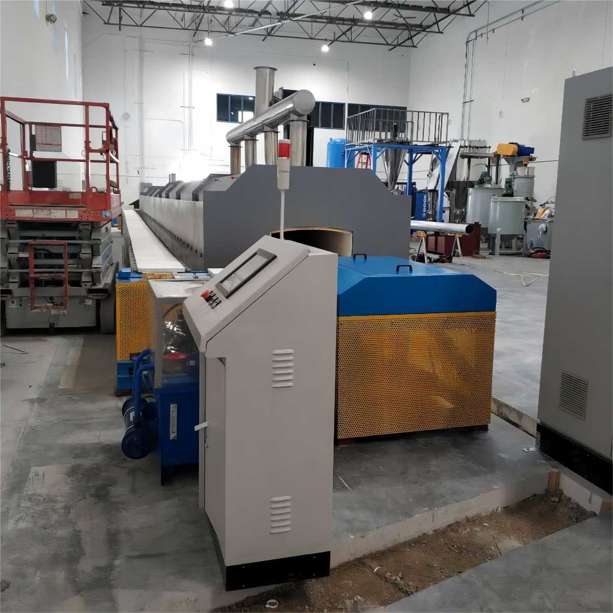 Silicon Carbide Rod Pusher Furnace Sintering Continuous For Ceramic Filters