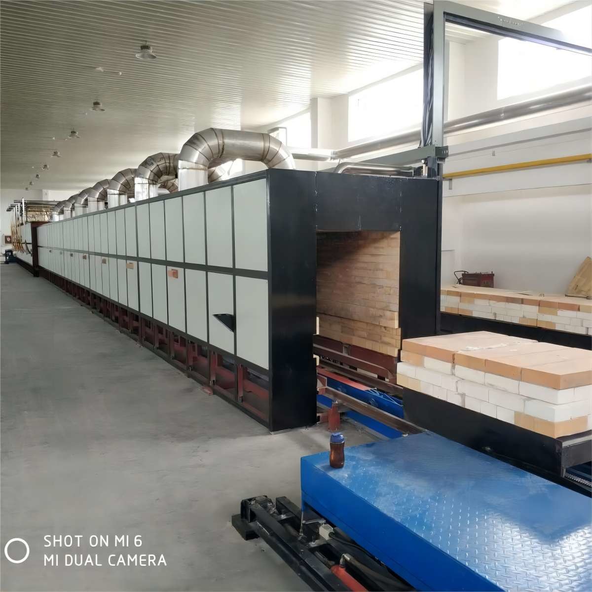 Nature Gas Tunnel Kiln For Brick Firing Process Customized Continuous ...