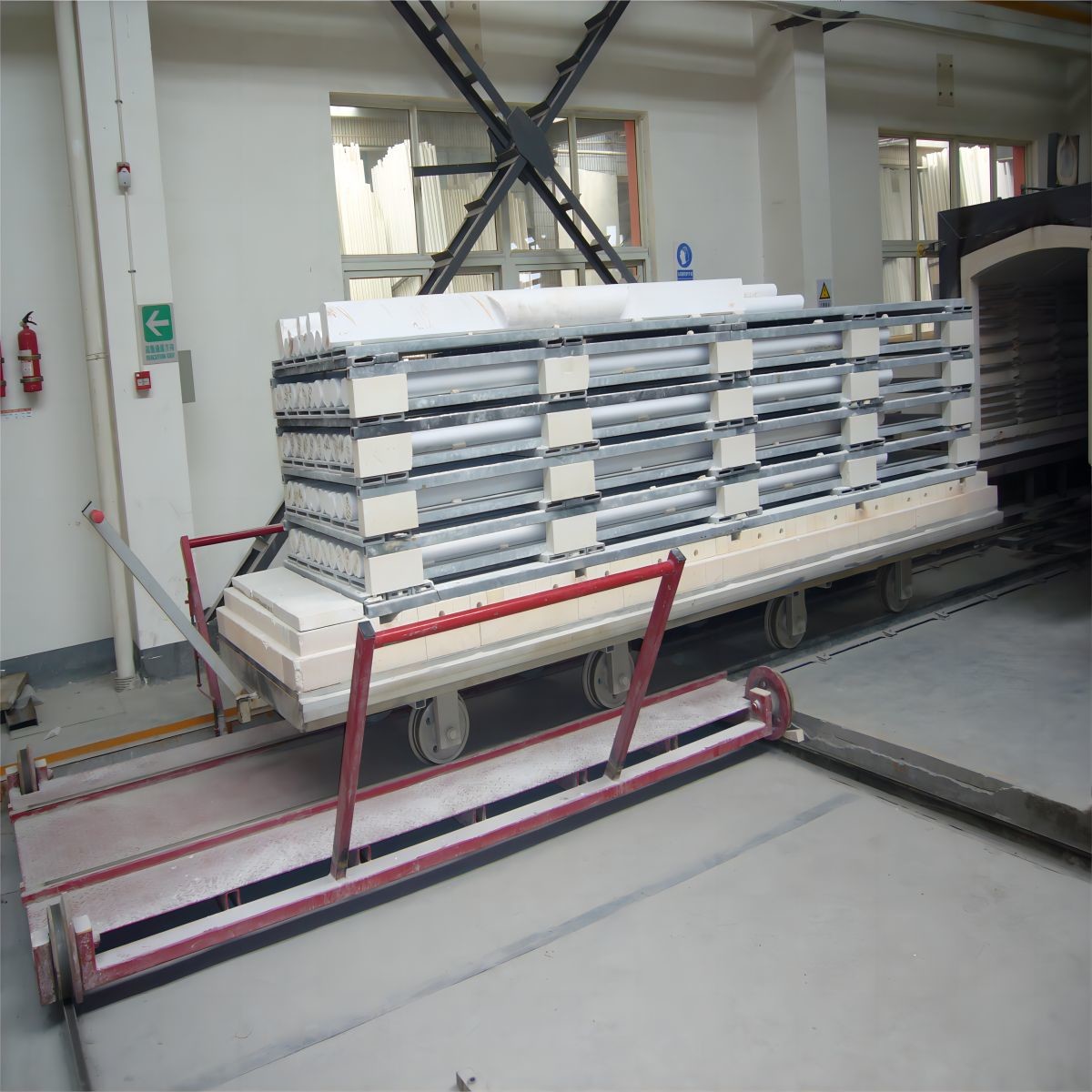 Energy Saving Air Atmosphere Gas Trolley High Temp Furnaces For Heat ...