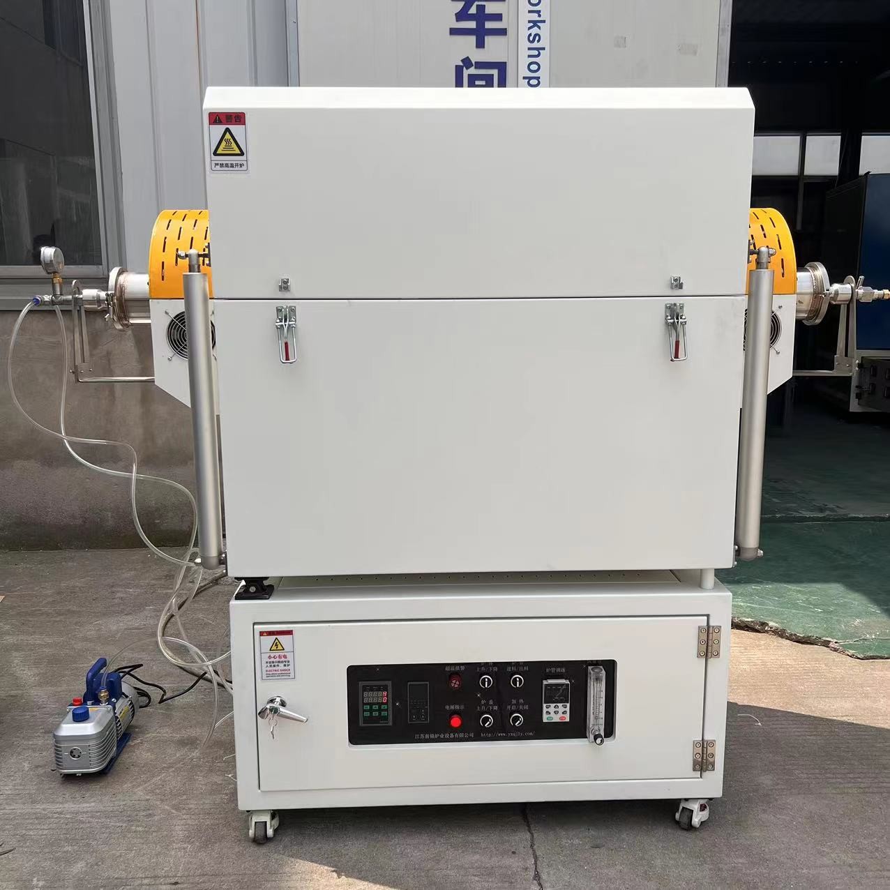 PID Temperature Control Heat Treatment Rotary Furnace For Battery Anode ...